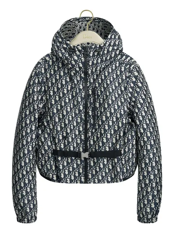 Dior Short Hooded Jacket - Blue