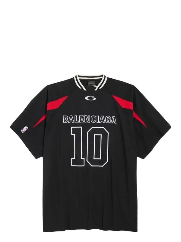 Balenciaga Nba Collaboration Oversized T-shirt - Black/multicolor