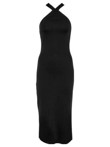 NILI LOTAN Midi Dress - Black