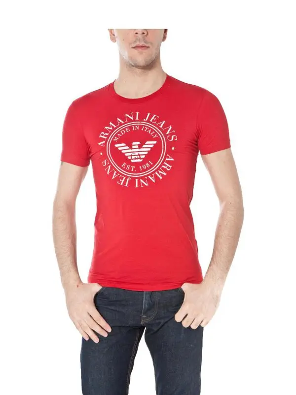 Emporio Armani Print T-shirt - Red