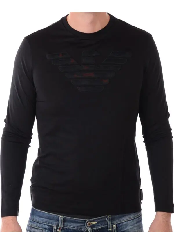 Emporio Armani Printed T-shirt - Black