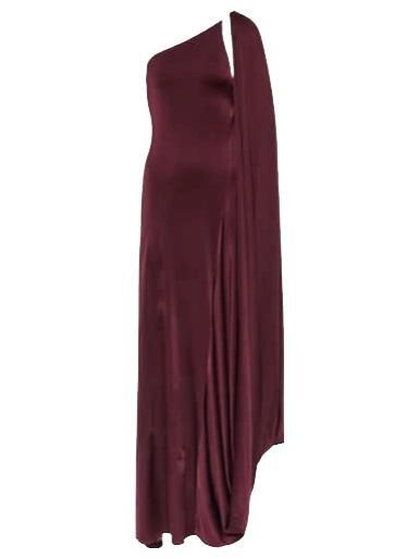 Stella McCartney One-shoulder Gown - Red