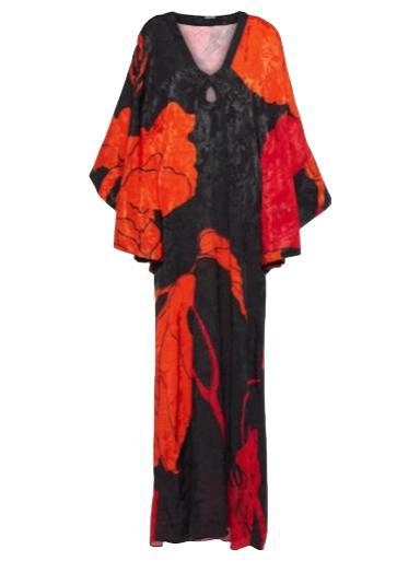 Johanna Ortiz Floral Jacquard Maxi Dress - Black