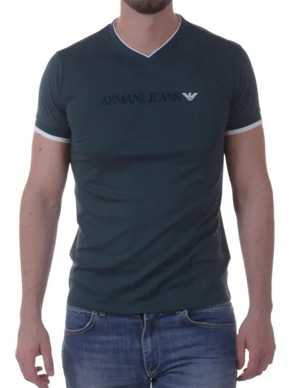 Emporio Armani Logo T-shirt - Blue