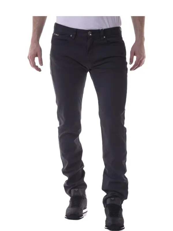 Emporio Armani Slim Fit Logo Jeans - Black