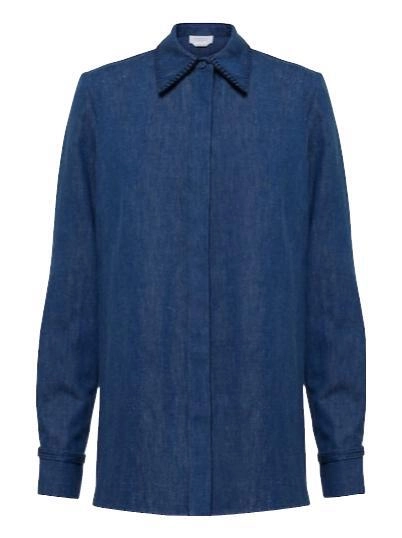 Gabriela Hearst Long Sleeve Shirt - Blue