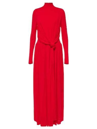 Proenza Schouler Long Sleeve Maxi Dress - Red