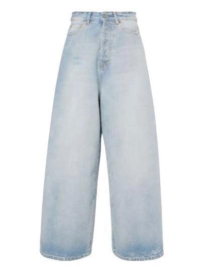 Vetements Oversized Wide-leg Jeans - Gray
