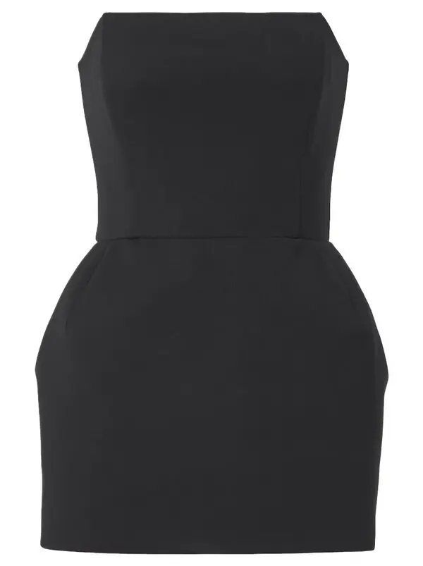 Magda Butrym Bustier Mini Dress - Black