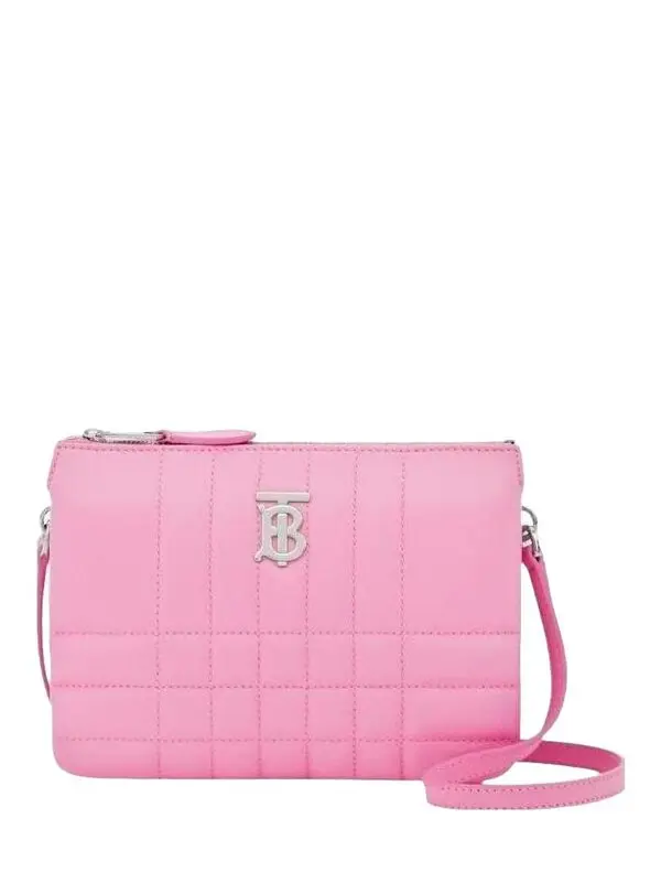 Burberry Lola Quilted Pouch Bag - Pink