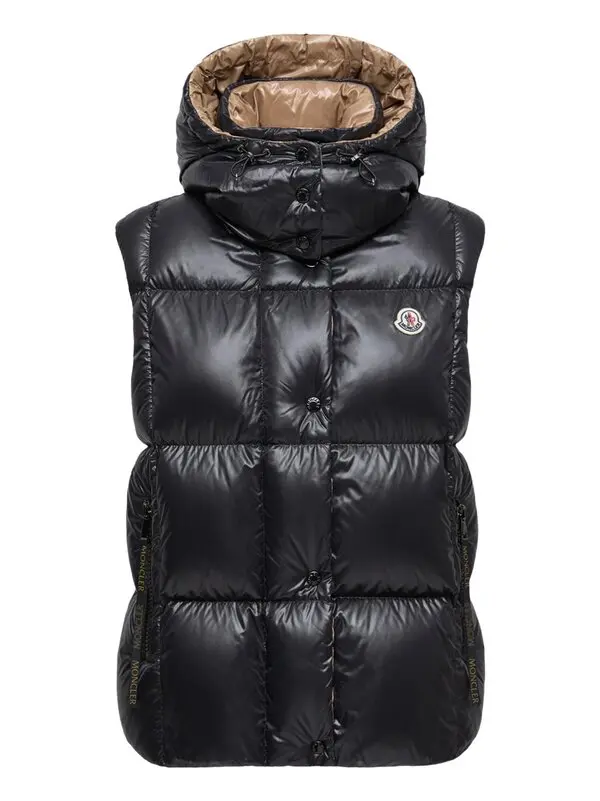 Moncler Luzule Hooded Down Vest - Black