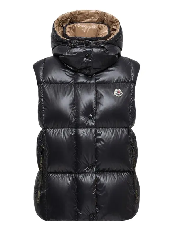 Moncler Luzule Hooded Down Vest - Black