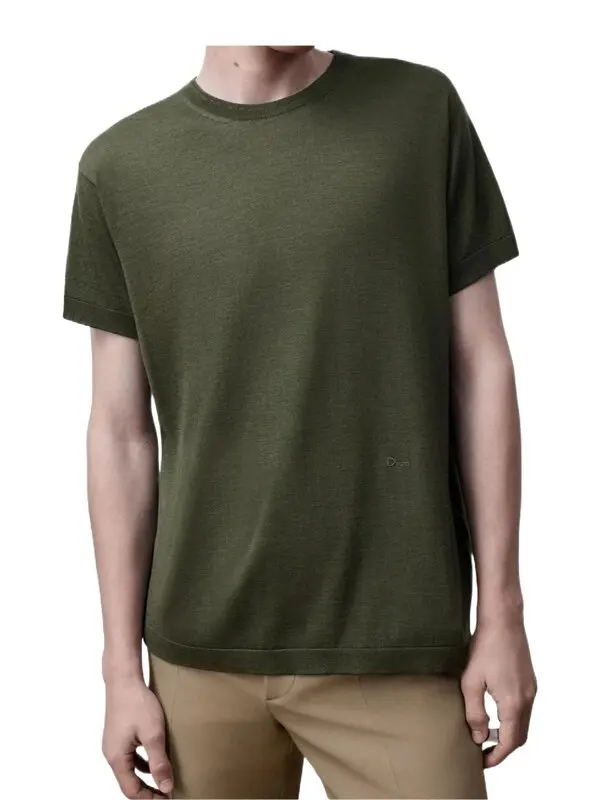 Dior T-shirt With Embroidery, Relaxed Fit - Black