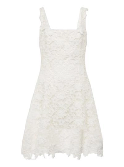 SAFIYAA LONDON Marrie Lace Mini Dress - White
