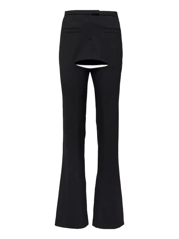 COURREGES Pocket Casual Pants - Black