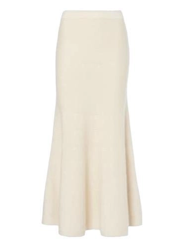 Gabriela Hearst Manni Knitted Cashmere Maxi Skirt - White