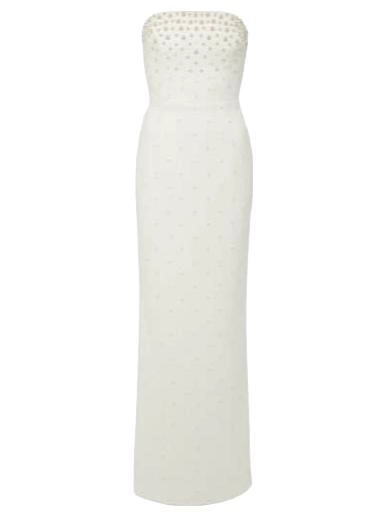 Rebecca Vallance Embellished Maxi Dress - White