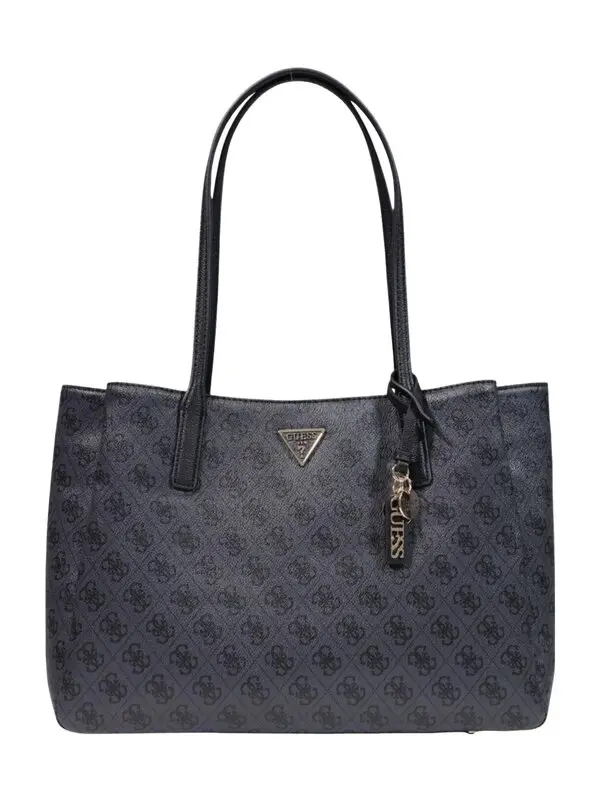 Guess Monogram Tote Bag - Black