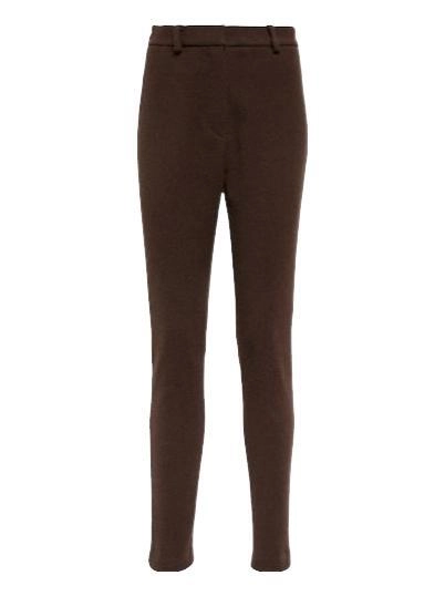 Magda Butrym High-rise Cotton Skinny Pants - Black