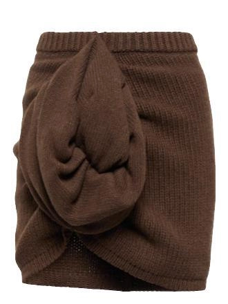 Magda Butrym Cashmere Mini Skirt - Green