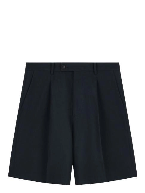 Emporio Armani Belt Loop Shorts - Navy Blue