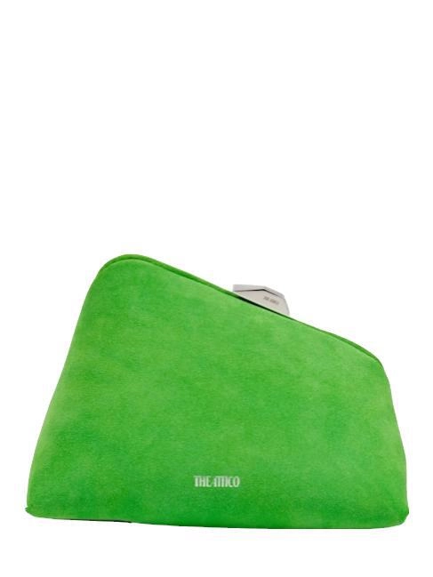 Attico Midnight Suede Clutch - Green