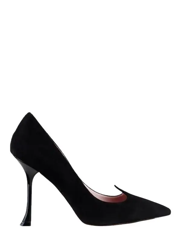 ROGER VIVIER Suede "i Love Vivier" Pumps - Black