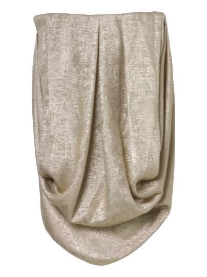 Maticevski Draped Lamé Top - Nude