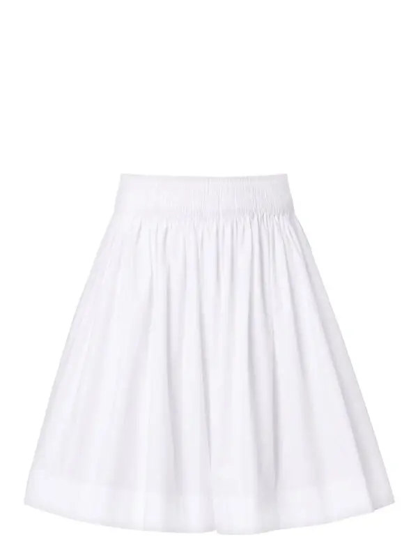 JOSEPH Aissa Cotton Poplin Bermuda Shorts - White