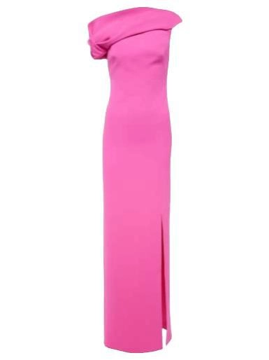 SAFIYAA LONDON Dara Crepe Gown - Pink