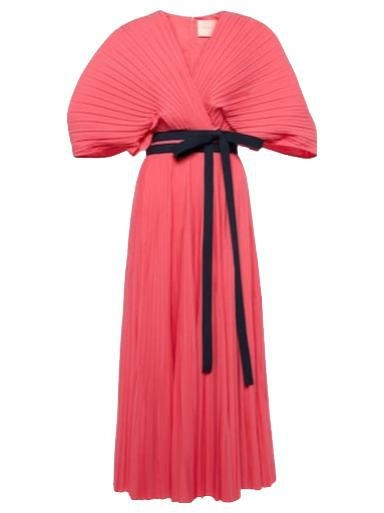 ROKSANDA Vendita Belted Midi Dress - Red