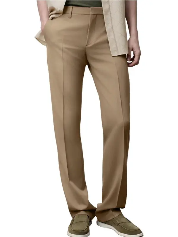 Dior Tailored Trousers With Creases - Brown