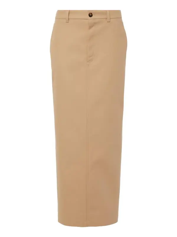 Wardrobe.NYC Belt Loop Skirt - Nude