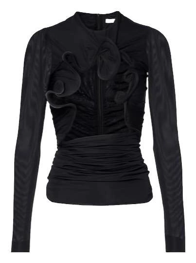 Christopher Esber Cardigan With Pearlescent Embellishments - Black