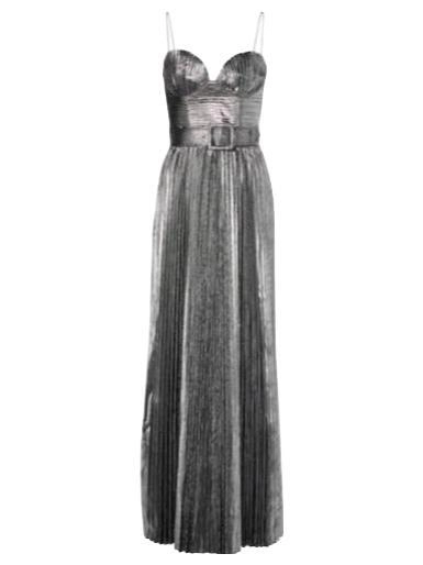 Rebecca Vallance Lumi Pleated Gown - Gray