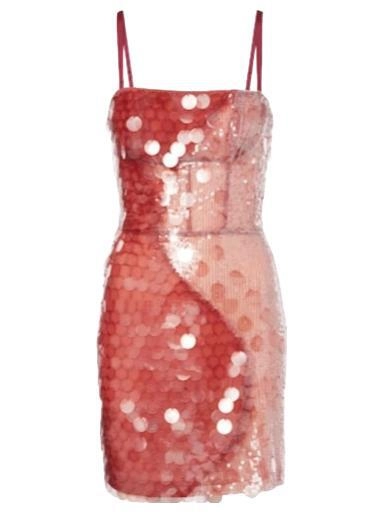 NENSI DOJAKA Sequined Corset Dress - Pink