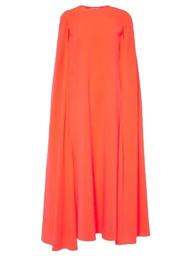 ROKSANDA Twiggy Caped Midi Dress - Orange