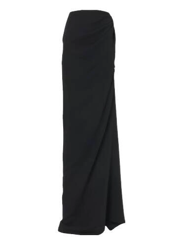 Maticevski Indominable Draped Maxi Skirt - Black