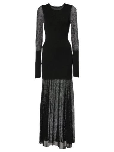 Proenza Schouler Anita Knitted Maxi Dress - Black