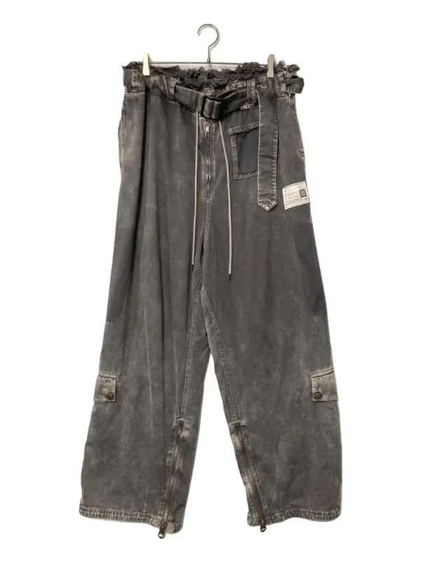 Mihara Yasuhiro Distressed Flight Pants - Black