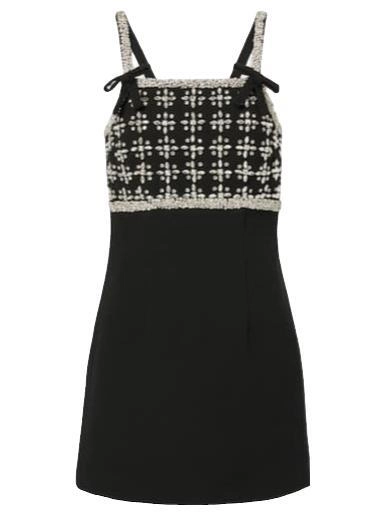 Rebecca Vallance Rina Crystal-embellished Minidress - Black