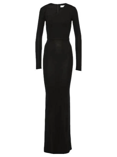 Alex Perry Asymmetrical Jersey Maxi Dress - Black