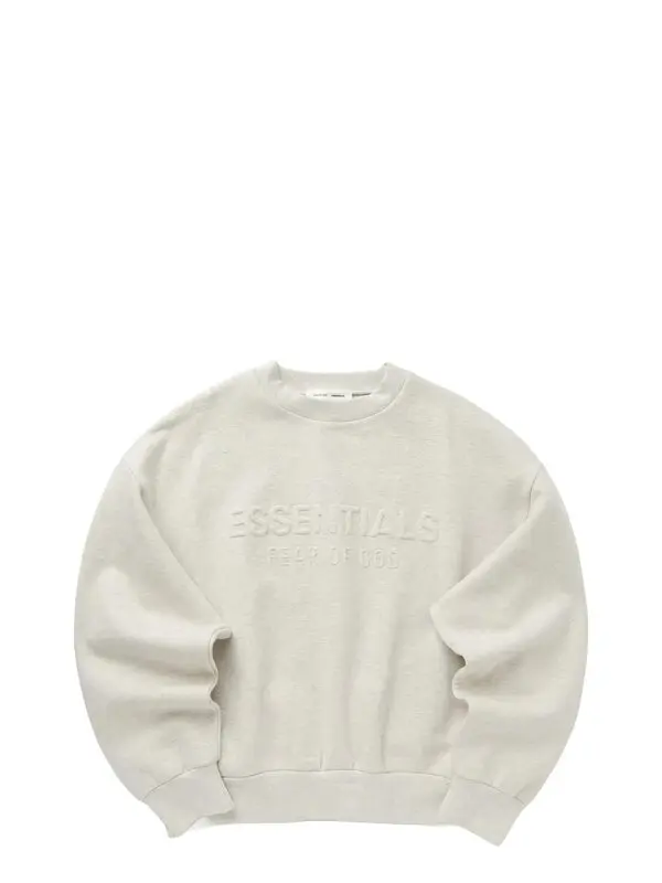 Fear Of God Crewneck Sweatshirt With Embossed Logo - White