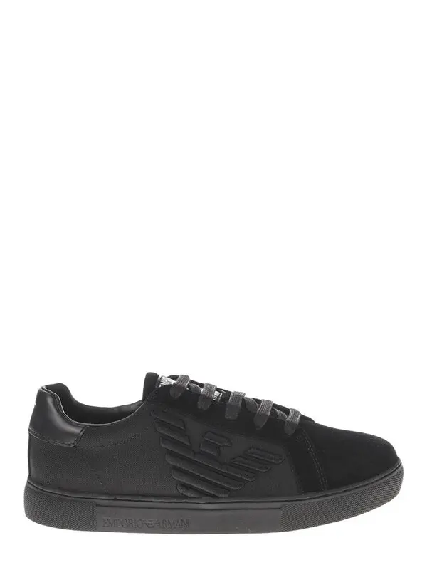 Emporio Armani Low Top Sneakers - Black