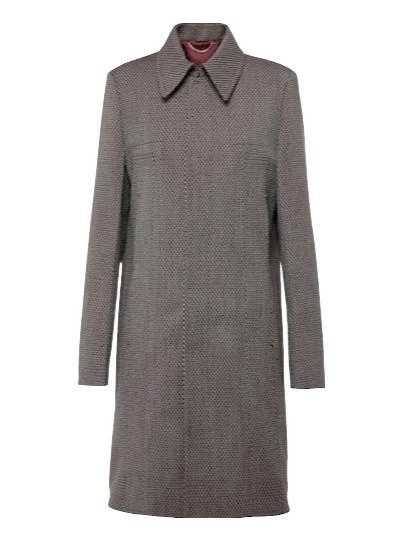 Victoria Beckham Tailored Virgin Wool Coat - Gray