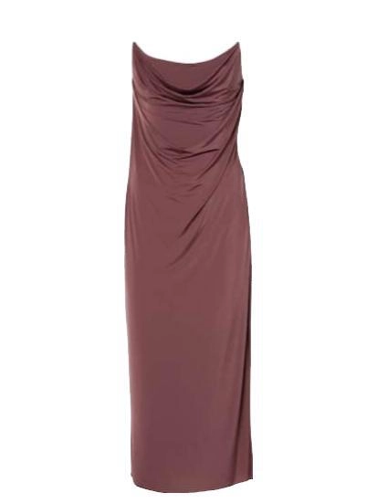 Alex Perry Draped Jersey Corset Dress - Red