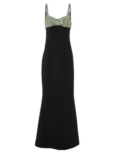 SAFIYAA LONDON Beatriz Embellished Gown - Black