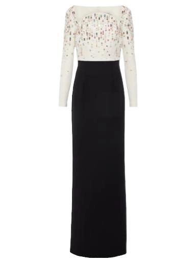 SAFIYAA LONDON Racha Embroidered Gown - Black