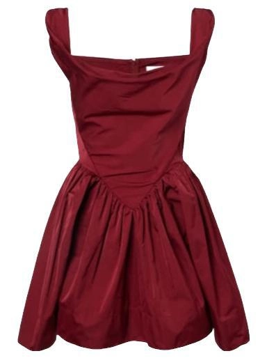 VIVIENNE WESTWOOD Mini Sunday Draped Corset Dress - Red