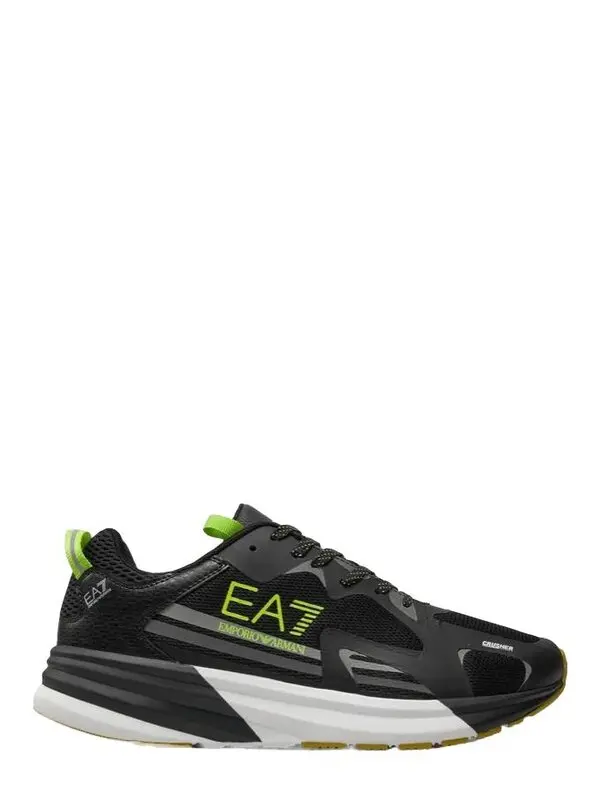 EA7 Lace-up Sneakers - Black